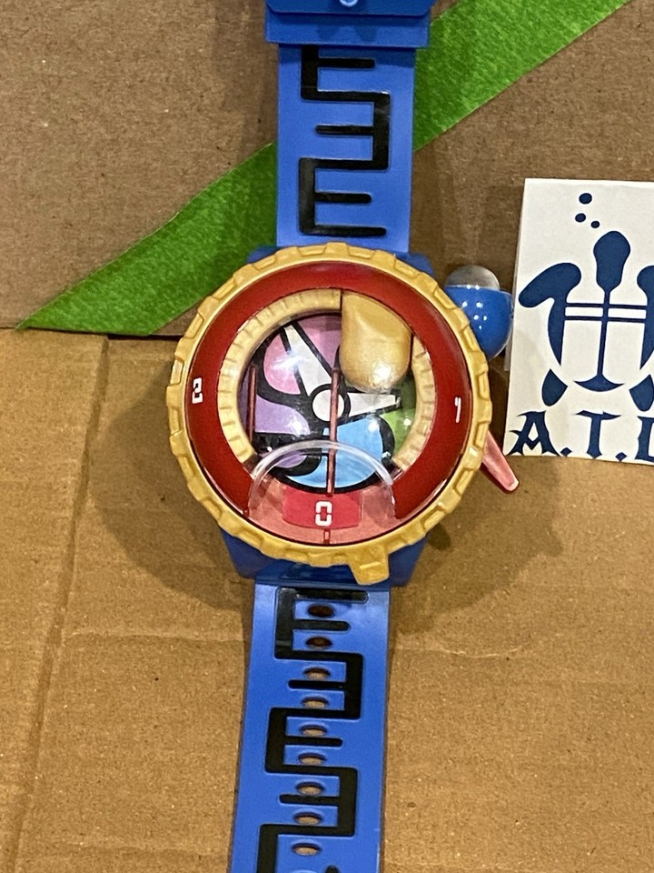 Yo-Kai Music Disc Reader Watch Toy Light Projector Tested Working ...