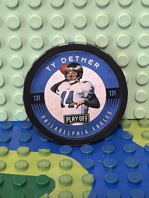 1997 Playoff First And Ten NFL Chip Shot Poker Chips Black Ty Detmer ...