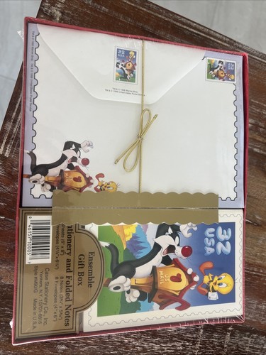 1998 Sylvester & Tweety Bird USPS Stationery & Note Cards Set | eBay