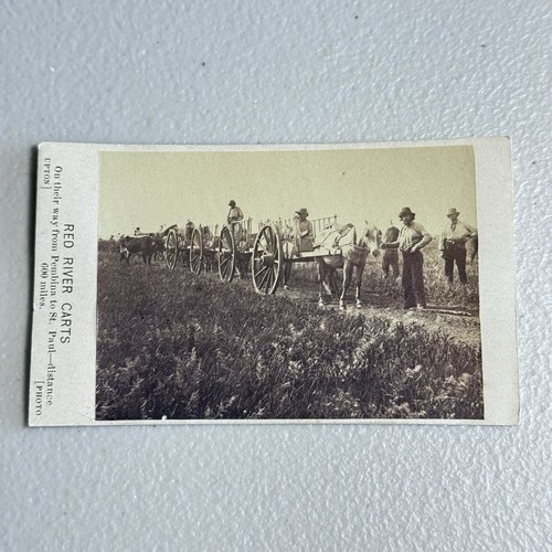 Original CDV Photograph Pembina Half Breeds Native American Fur Trade ...