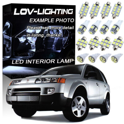 For 2002 - 2005 2006 2007 Saturn Vue LED Lights Interior Package Kit ...