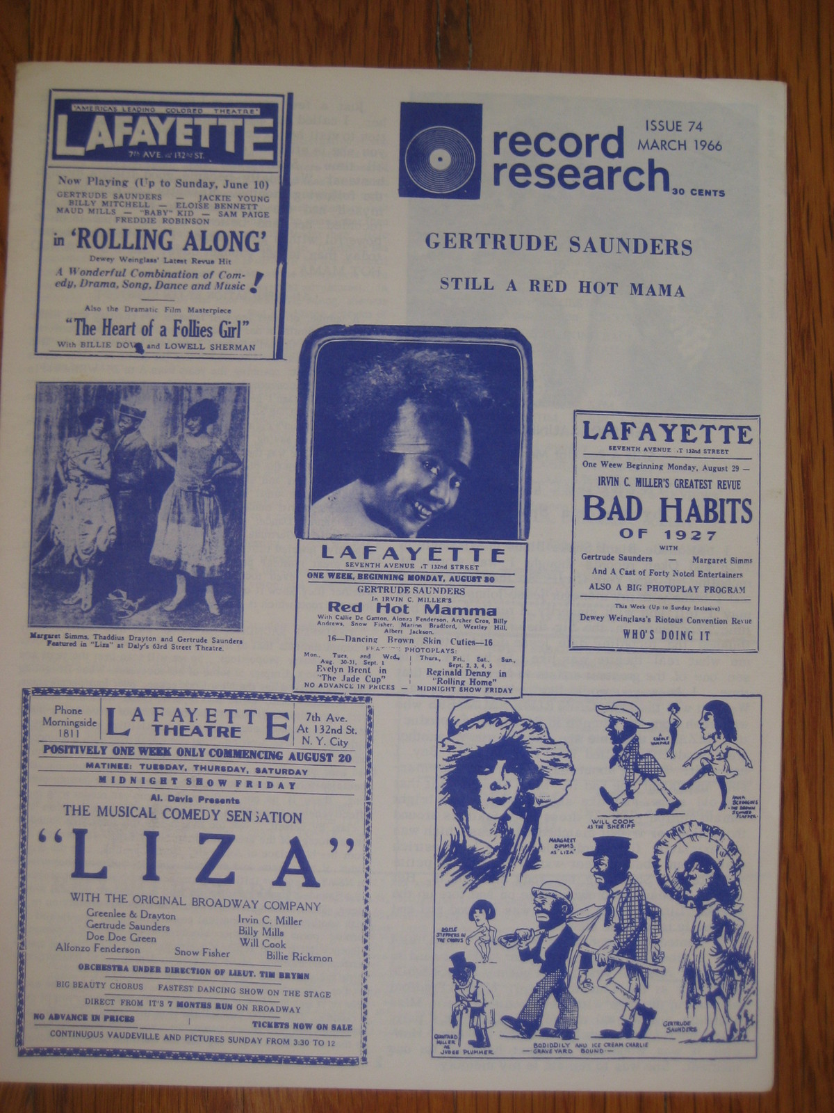 1966 Gertrude Saunders Sara Martin Josie Miles Virginia Liston Margaret ...