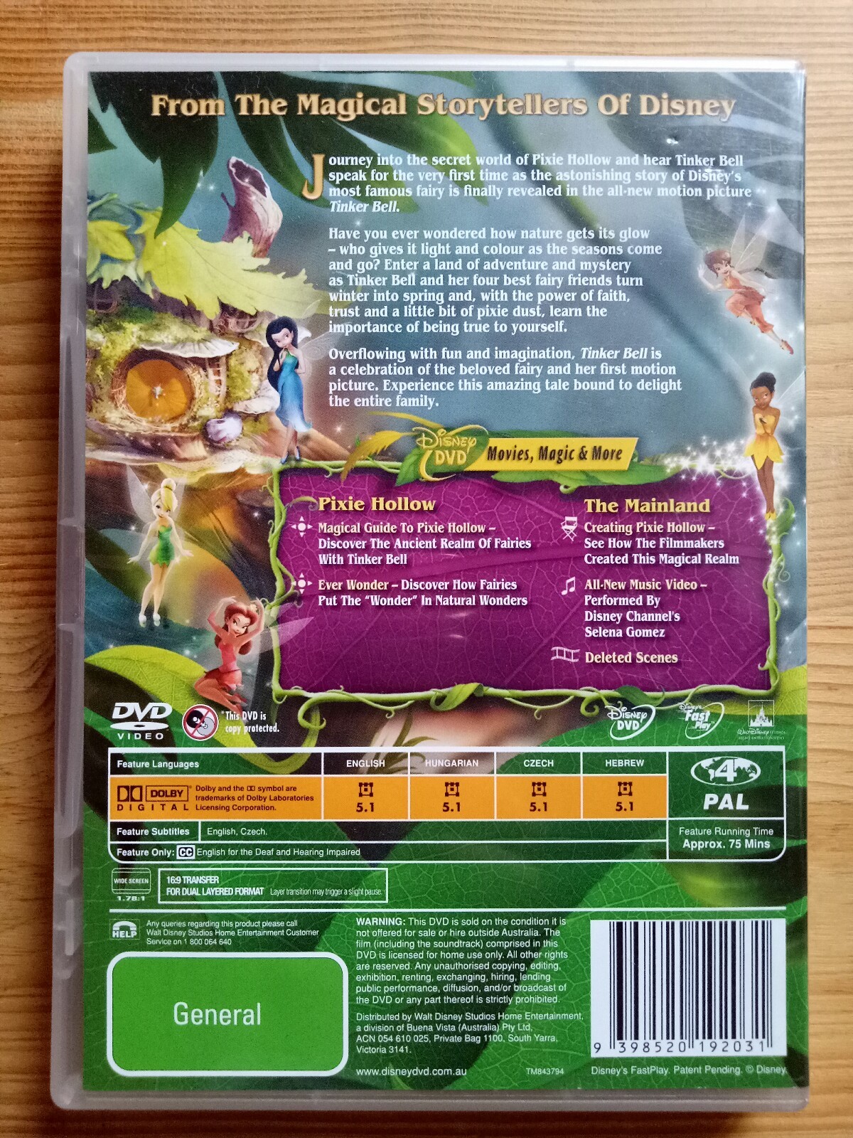 Tinker Bell (DVD, 2008) | eBay