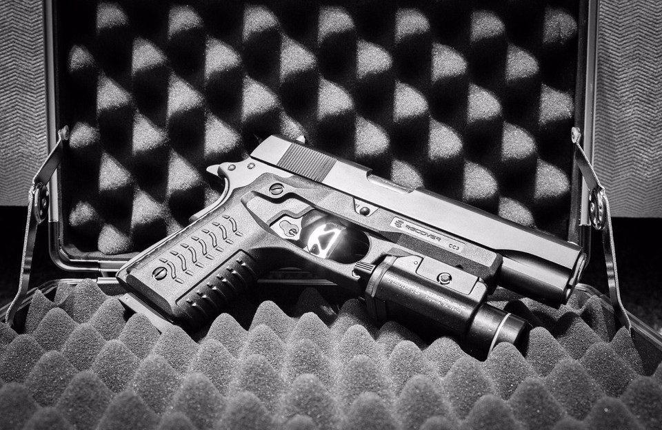 Recover Tactical CC3 H 1911 Grips & Rail System Black | eBay