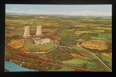 1970s Aerial Artist Sketch Limerick Generating Station Nuclear PECO ...