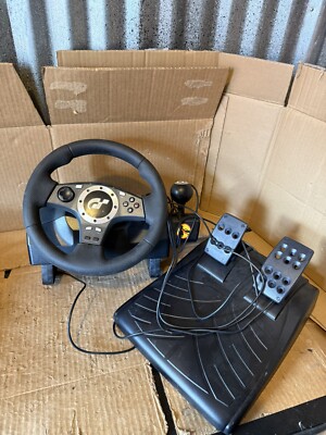 LOGITECH DRIVING FORCE PRO FORCE FEEDBACK WHEEL PS2 | eBay