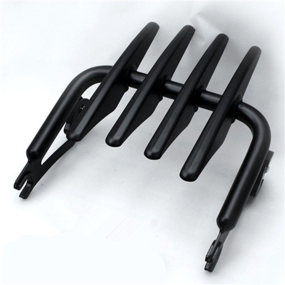 Black Detachable Stealth Luggage Rack For Harley Touring Road King 09 ...