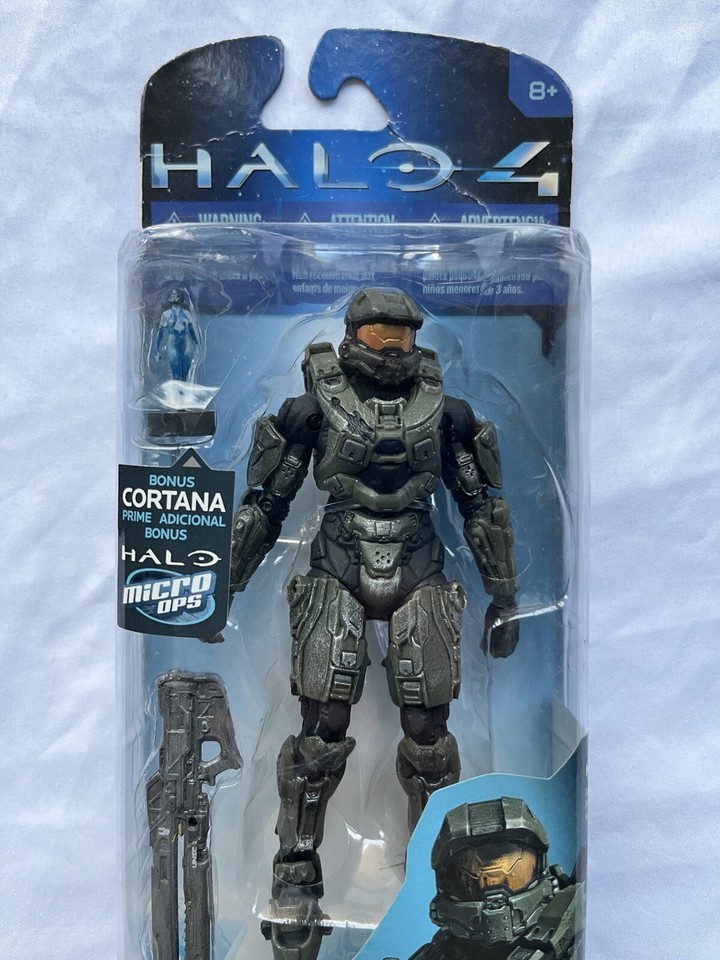 Halo 4: Series 2 - Master Chief (with Micro-Ops Cortana) Figure ...