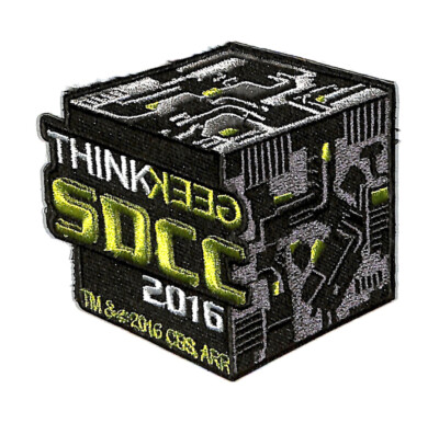 ThinkGeek Patch Badge The Logo from THINK GEEK 2016 SDCC San Diego ...