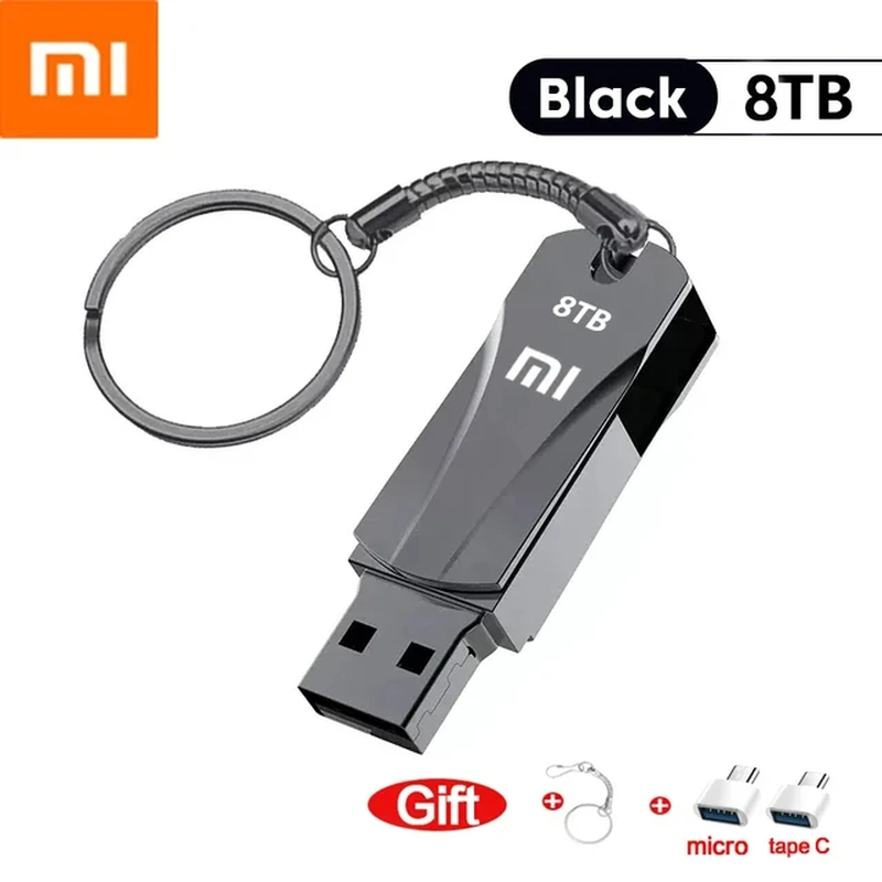 MI Metal 16TB U Disk Flash Drive USB 3.0 High Speed File Transfer 8TB ...