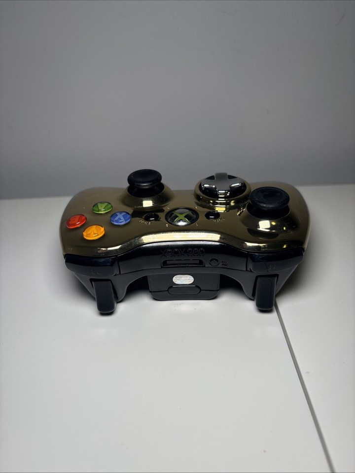 Microsoft Xbox 360 Wireless Controller Chrome Gold C-3PO Star Wars ...