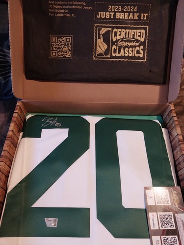 Breece Hall Autograped New York Jets Nike Limited Jersey, Fanatics..5 ...