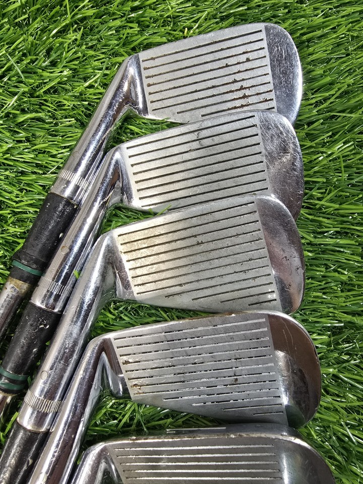 1973 Ben Hogan SABER Star Burst Forged Irons Set 3-9 Irons Steel Shaft ...