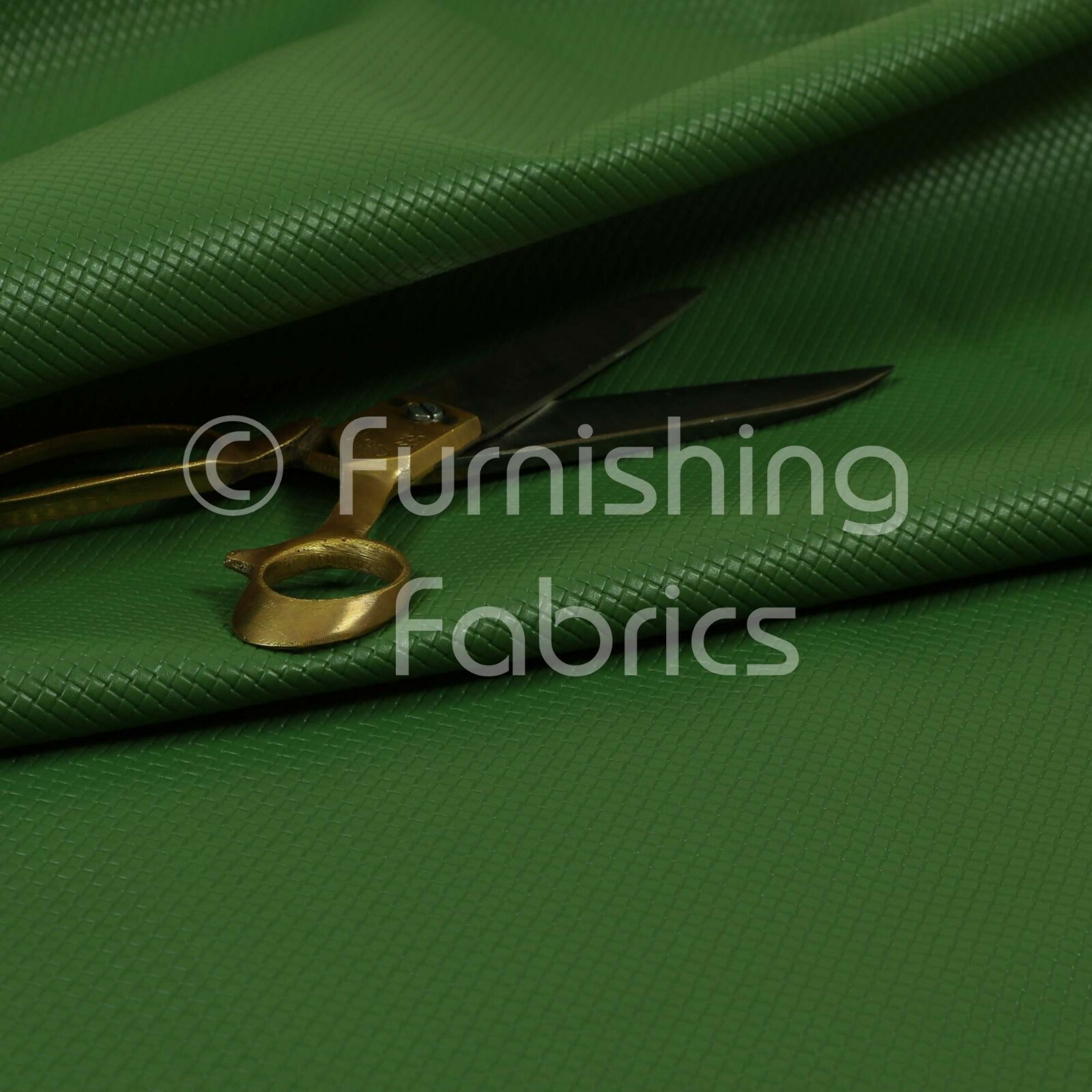 Mini Quilted Textured Plain Durable Leather In Green Vinyl Upholstery ...