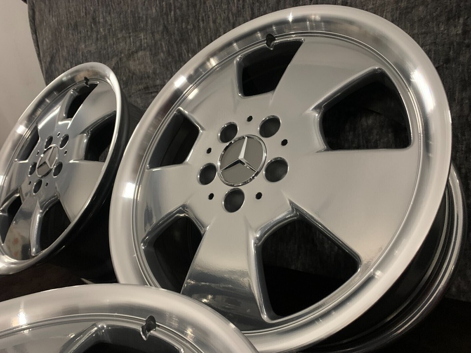 Orig. Mercedes Rims 17 Inch Sl R129 W126 Sec Sel W124 E500 E60 W201 Evo ...