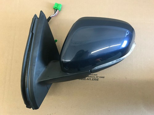 11-13 Volvo S60 Left Driver Side View Mirror W/ BLIS 498 Blue 31385180 ...