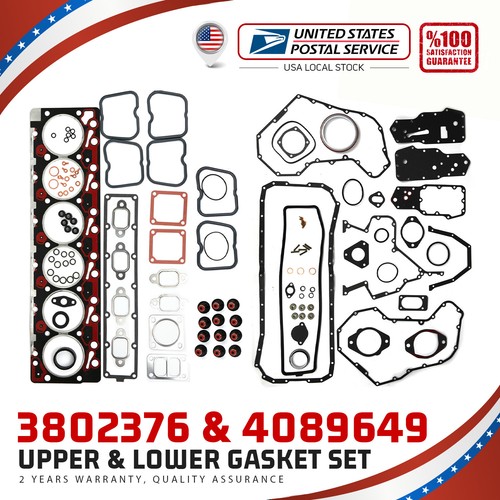 Complete Upper Gasket Set For 89-98 Dodge Cummins 5.9L 12V 4089649 ...