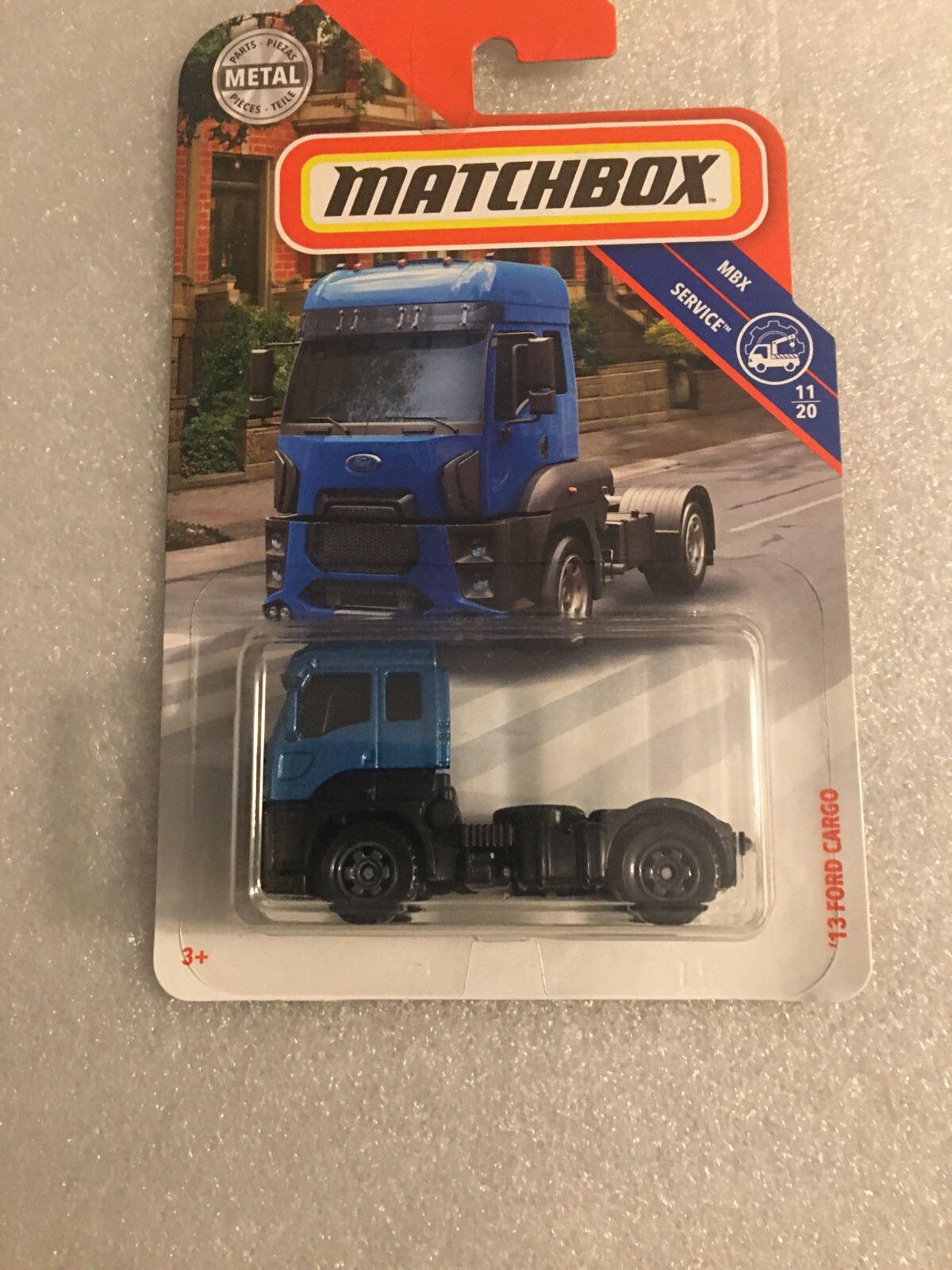 Matchbox - '13 Ford Cargo - Scale 1:64 - Metallic Blue New On Card B111 | eBay