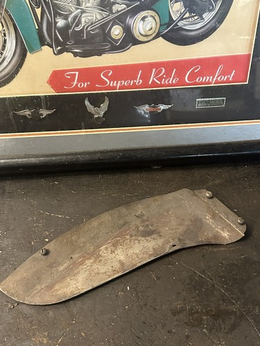 Harley OEM UL Knucklehead ULH Flathead Rear Fender Insert Side Plate ...