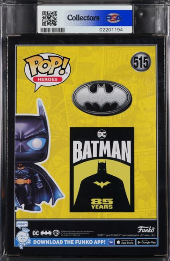 Batman Heroes 515 Entertainment Earth Funko Pop! Exclusive PSA 9 MINT ...