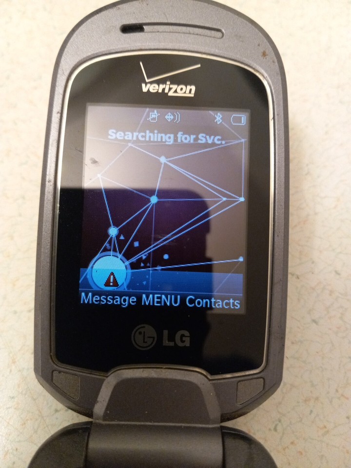 LG Revere LG-VN150 Verizon Wireless 108MB Black Silver Vintage Flip ...