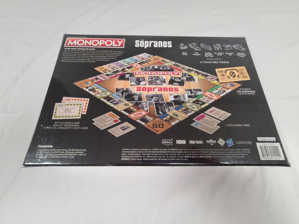 Brand New Factory Sealed Monopoly: The Sopranos Edition Board Game ...