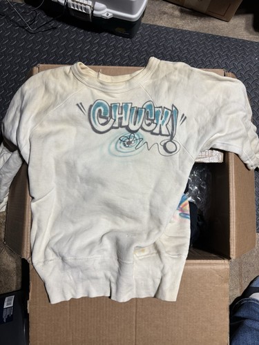 Vintage 1960s Mouse Fred Flypogger Original Airbrushed Sweatshirt Small ...