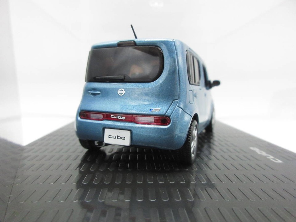 1 43 Nissan Cube NISSAN cube Z12 Dealer Special Order Mini Car Ash Blue ...