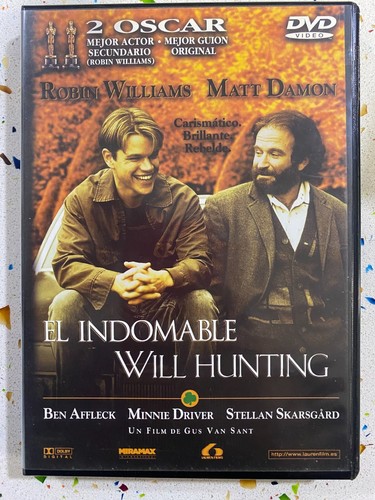 The Indomitable Will Hunting DVD Robin Williams Matt Damon Ben Affleck ...