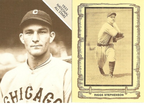 2 DIFFERENT CARD RIGGS STEPHENSON BASEBALL CARD LOT 138 | eBay