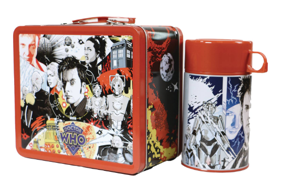 Tin Titans Doctor Who 10th Doctor Lunch Box with Thermos Previews ...