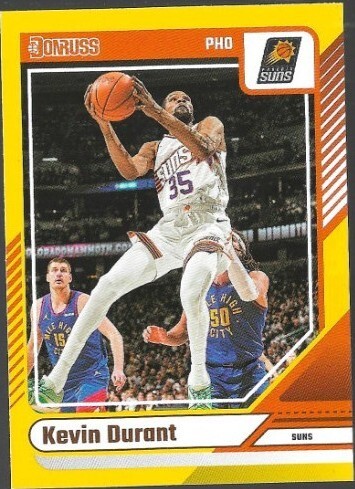 2024-25 Panini Donruss - Kevin Durant #54 Yellow Flood for sale online ...