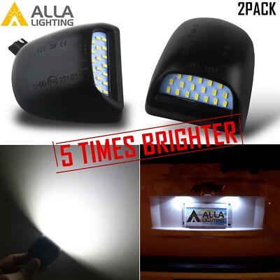 Set of 2,LED White License Plate Light Housing Unit,Silverado Truck,Tag ...
