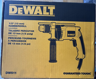 DEWALT (DW511) - 1/2" VSR Single Speed Corded Hammerdrill... FREE S&H ...