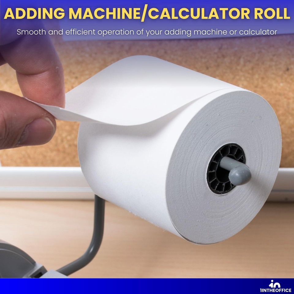 Adding Machine Paper Rolls 2 1/4 inch Calculator Tape Paper Rolls 2.25 ...