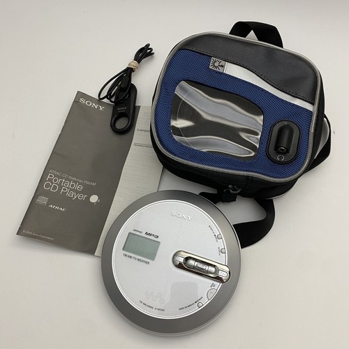 Sony CD Walkman D-NF430 Portable MP3, CD AM/FM W/ Remote RM-MC29F ...