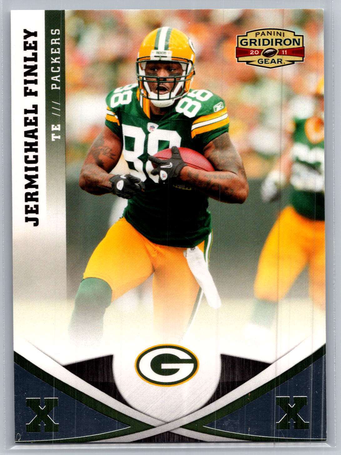 2011 Panini Gridiron Gear #98 Jermichael Finley Silver X's | eBay