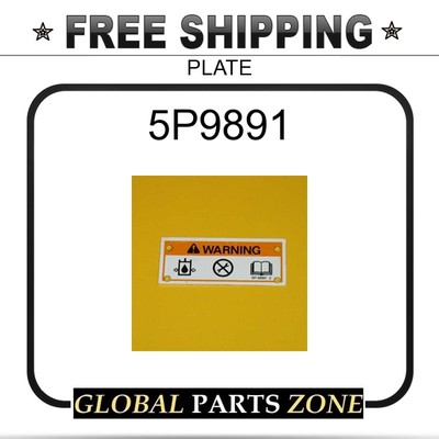 5P9891 - PLATE 5p9893 for Caterpillar (CAT) | eBay