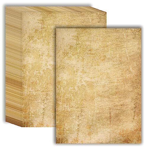 60 Sheets Vintage Stationary Writing Paper Antique Looking Printing ...