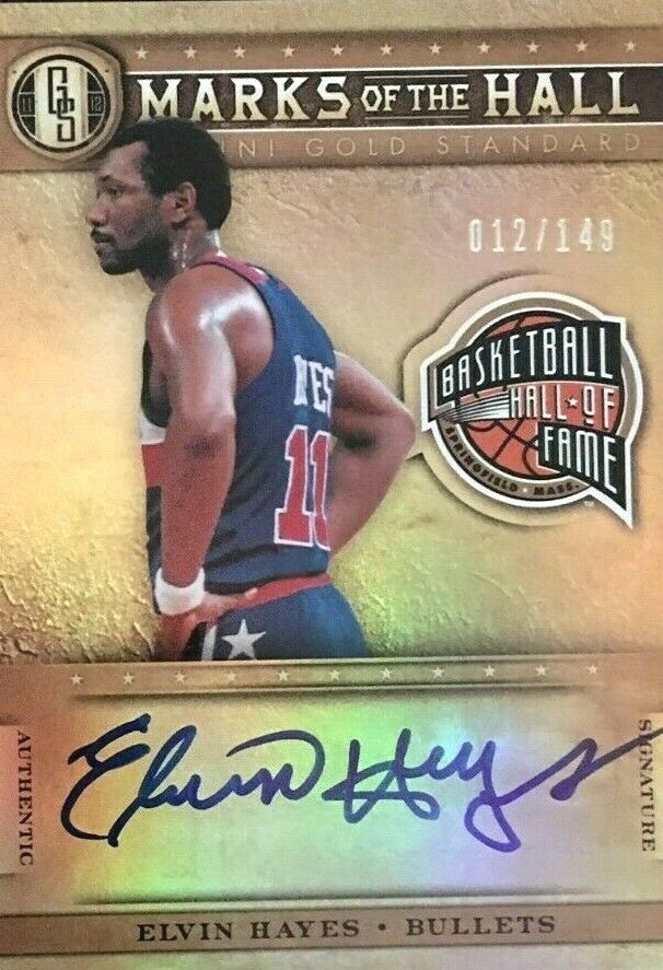 2011-12 Panini Gold Standard - Marks of the Hall Autographs #41 Elvin ...