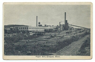 MN ~ Paper Mill CLOQUET Minnesota c1920 Civilian Conservation Corps ...