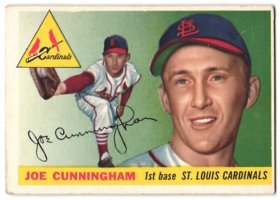 Joe Cunningham 1955 Topps Rookie #37 VG | eBay