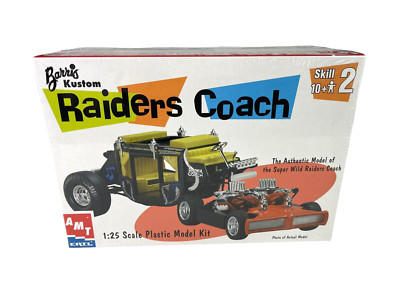 #30261 AMT Barris Kustom Raiders Coach Plastic Model Kit~ 2000 Sealed 1 ...