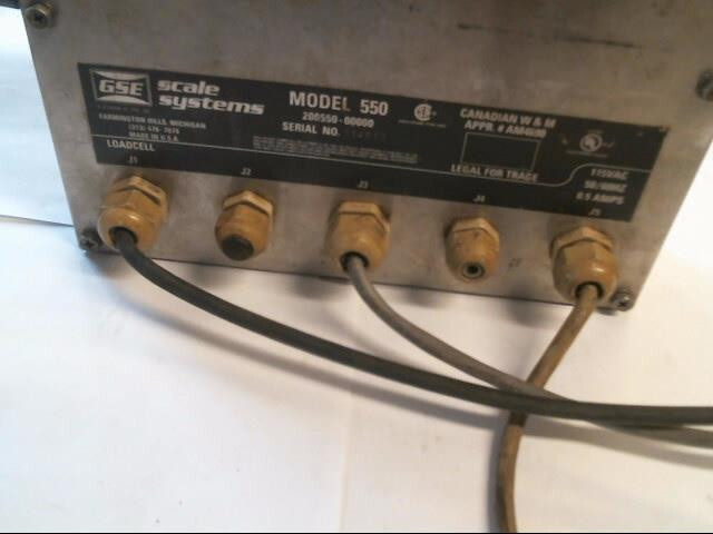 GSE scale systems,Programmable Weigh Indicator, model 550, 200550-00000 ...