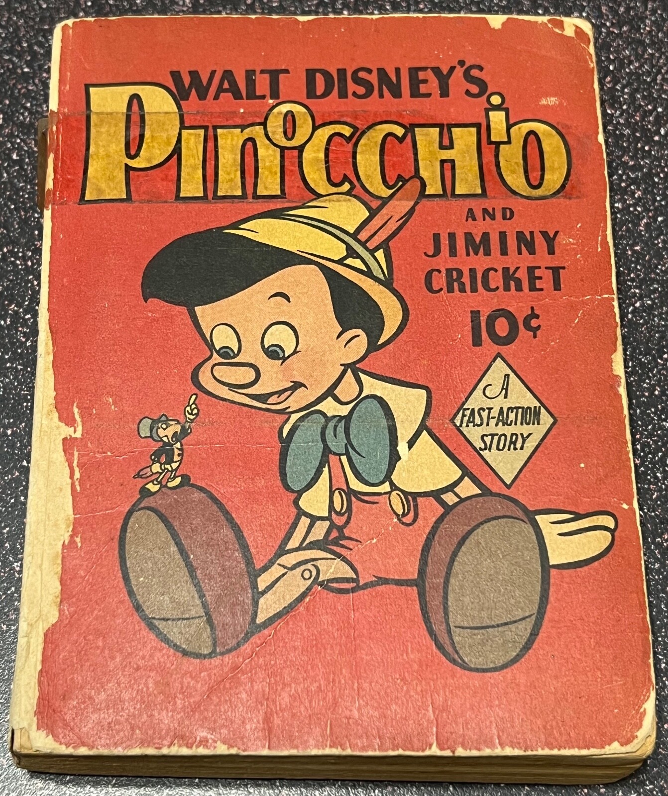 BLB Walt Disney's Pinocchio & Jimmy Cricket (Dell, 1940) Fast Action ...