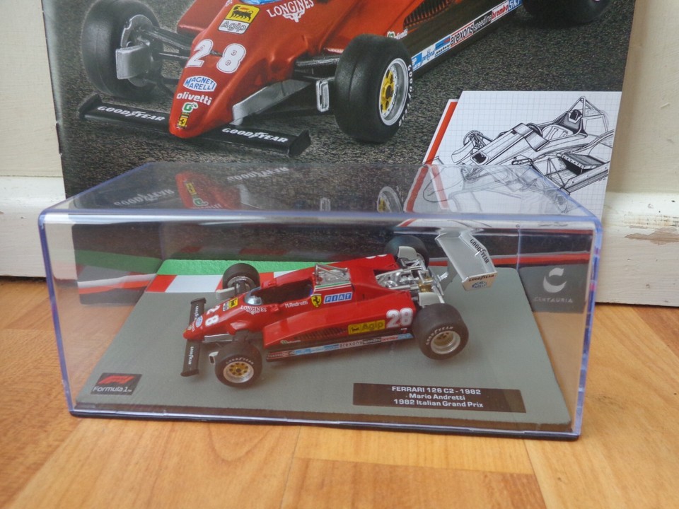 1/43 F1 FORMULA 1 CAR COLLECTION - 1982 FERRARI 126C2 MARIO ANDRETTI ...