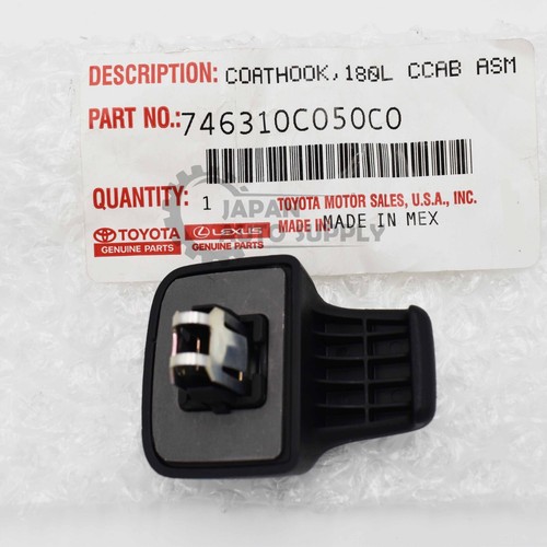 OEM GENUINE TOYOTA 2016-2023 TACOMA DOUBLE CAB BLACK COAT HOOK 74631 ...