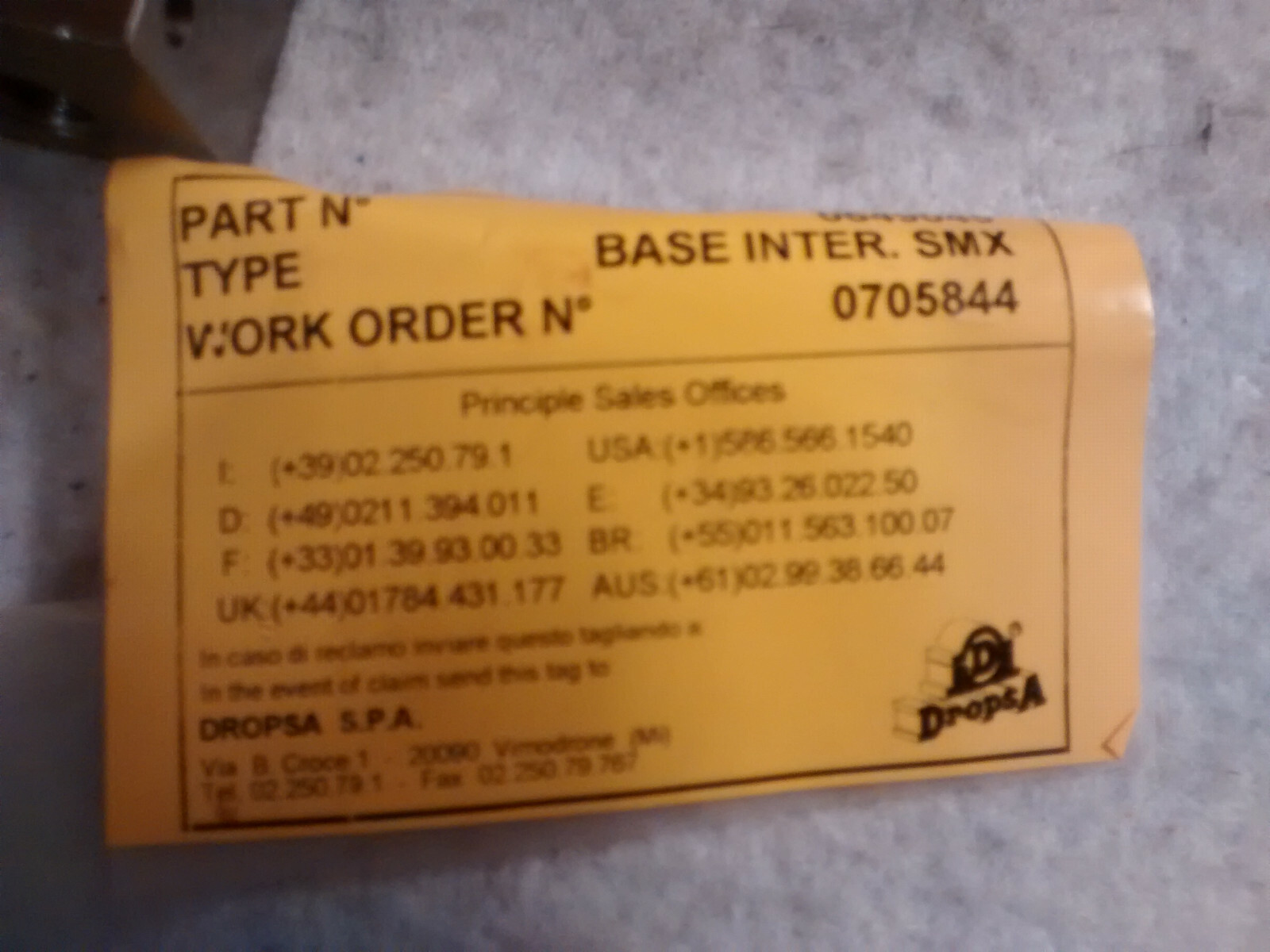 Lot of 5, Dropsa 649046 BXA Base Inter.SMX Modular Progressive Divider ...