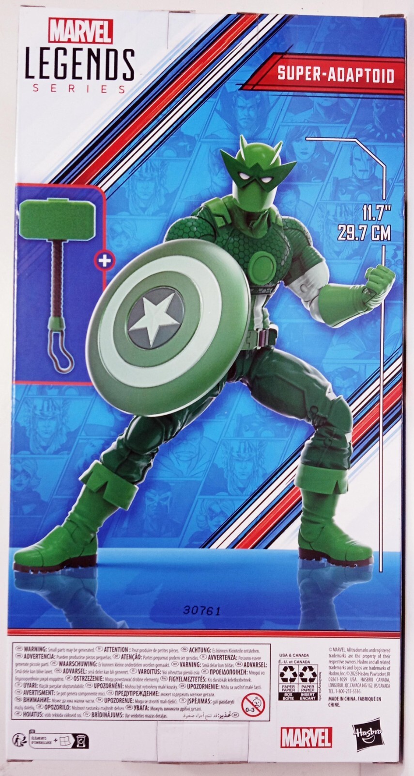 Hasbro Marvel Legends Series Super-Adaptoid Avengers 60th Anniversary ...