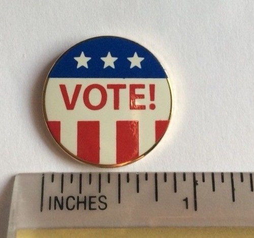 10 Lot VOTE Lapel Pin Political Election Campaign American Flag Freedom ...
